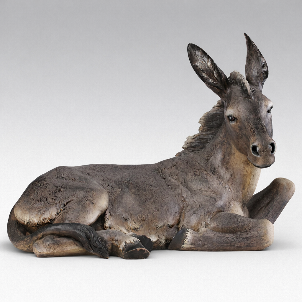 Joseph’s Studio® Seated Donkey 39" Scale Nativity Figure | Large ...